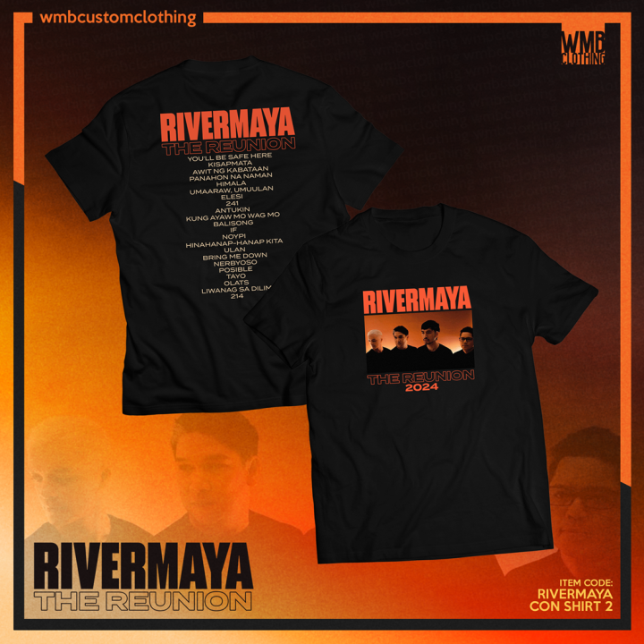Rivermaya Reunion Shirt by WMB Clothing | Lazada PH