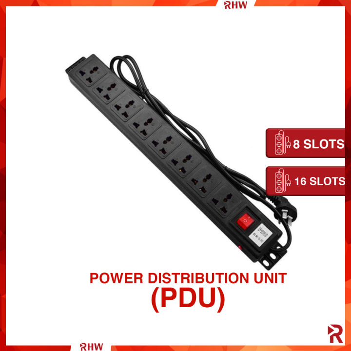 Power Distribution Unit (PDU) Power Strip Unit for Data Cabinet Rack High Quality 8 Gang | Lazada PH