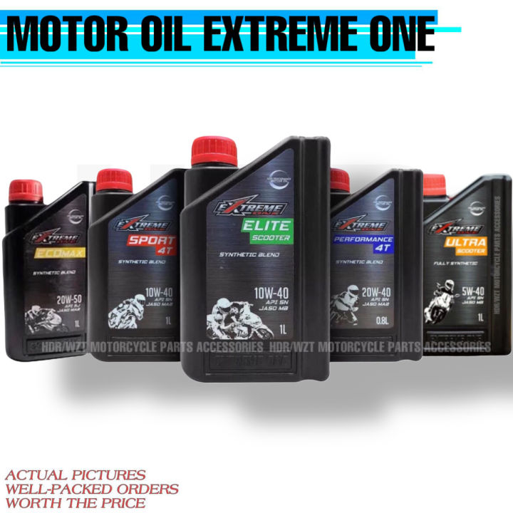 EXTREME ONE FULLY SYNTHETIC MOTOR OIL (0.8L / 1L) FOR MOTOR VEHICLE ...