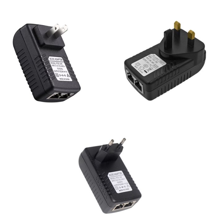 POE Injector for CCTV IP Camera Power Supply Ethernet Adapter POE Power ...