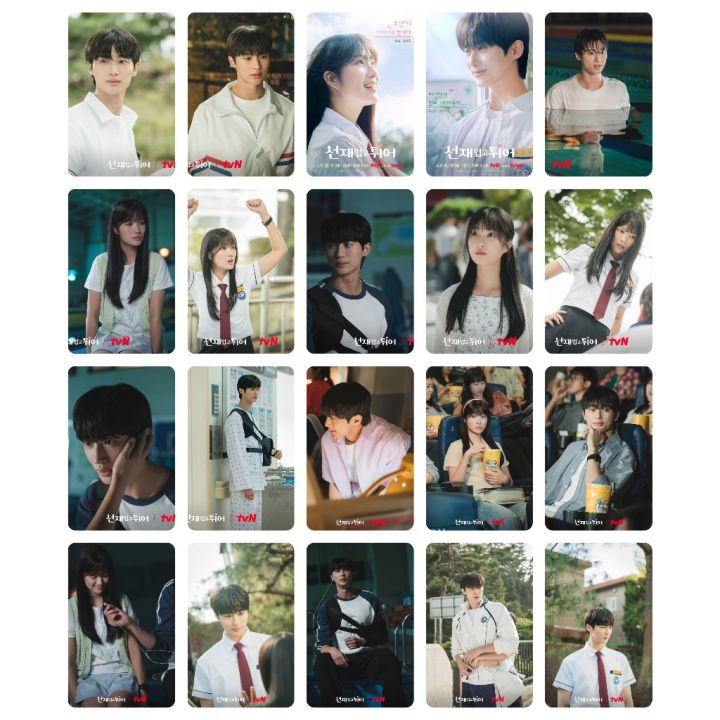 Lomo card 40 ảnh 1 mặt bo góc phim Lovely Runner 2 - Byeon Woo Seok x ...