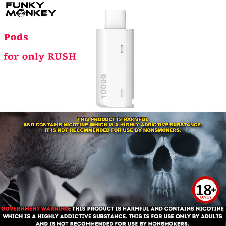FUNKY MONKEY RUSH 10000 Puffs Disposable Pods Vape for Funky Monkey ...