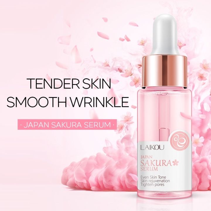 Japan Sakura Serum ลบริ ้ วรอย Spots Cherry Blossoms Facial Essence 30ml | Lazada.co.th