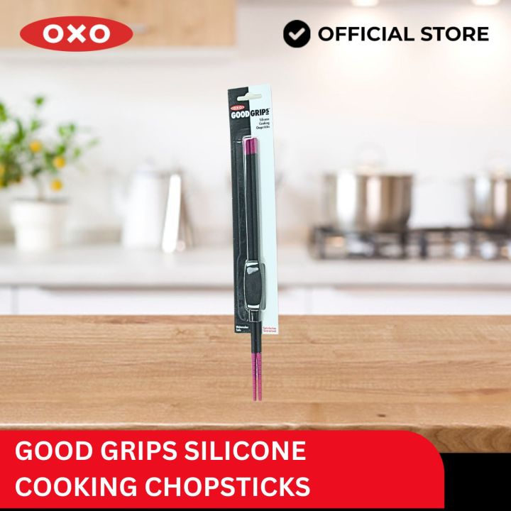 1018 OXO Houseware Good Grips Silicone Cooking Chopsticks - Raspberry ...