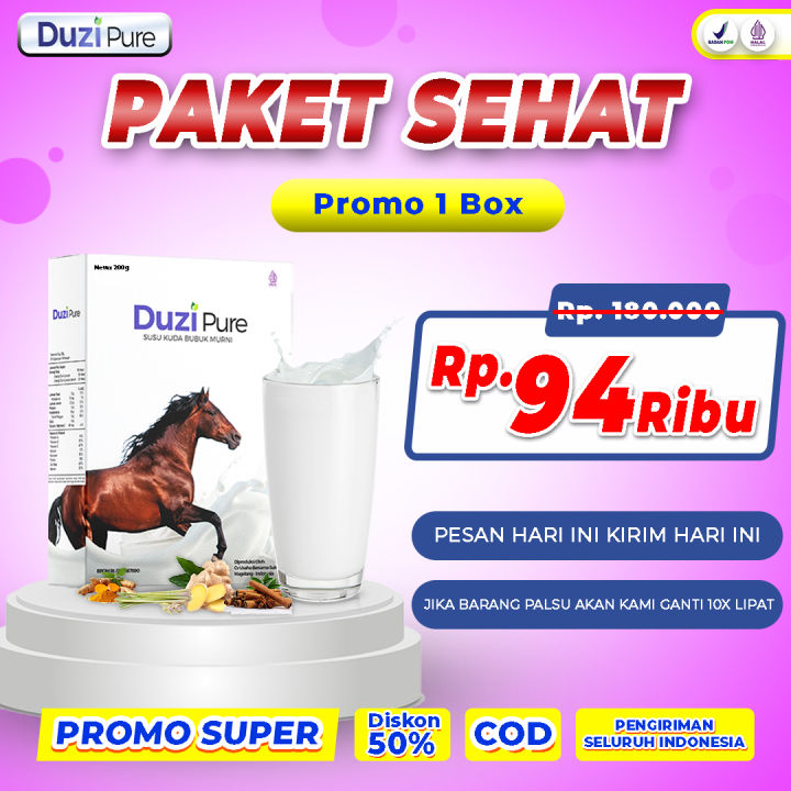 Duzi Pure Susu Kuda Liar Lombok Asli Murni | Lazada Indonesia
