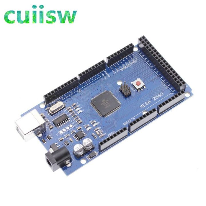 Cuiisw Mega 2560 R3 Mega2560 REV3 ATmega2560-16AU บอร์ด + สาย USB เข้า ...