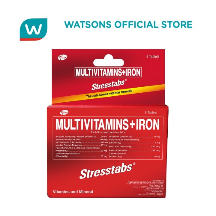 Multivitamins Iron 8 Tablets | Lazada PH