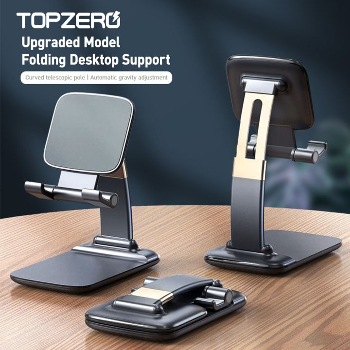TOPZERO Universal Multi-Angle Phone Desk Stand Holder Tablet Adjustable ...