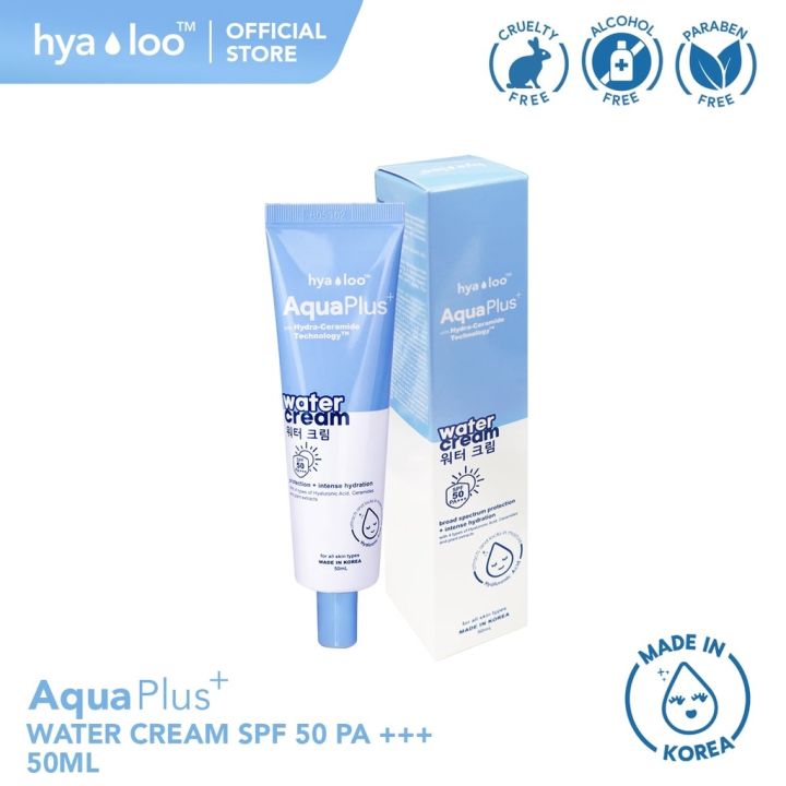 Hyaloo Aqua Plus Water Cream Spf 50 Pa 50ml | Lazada PH