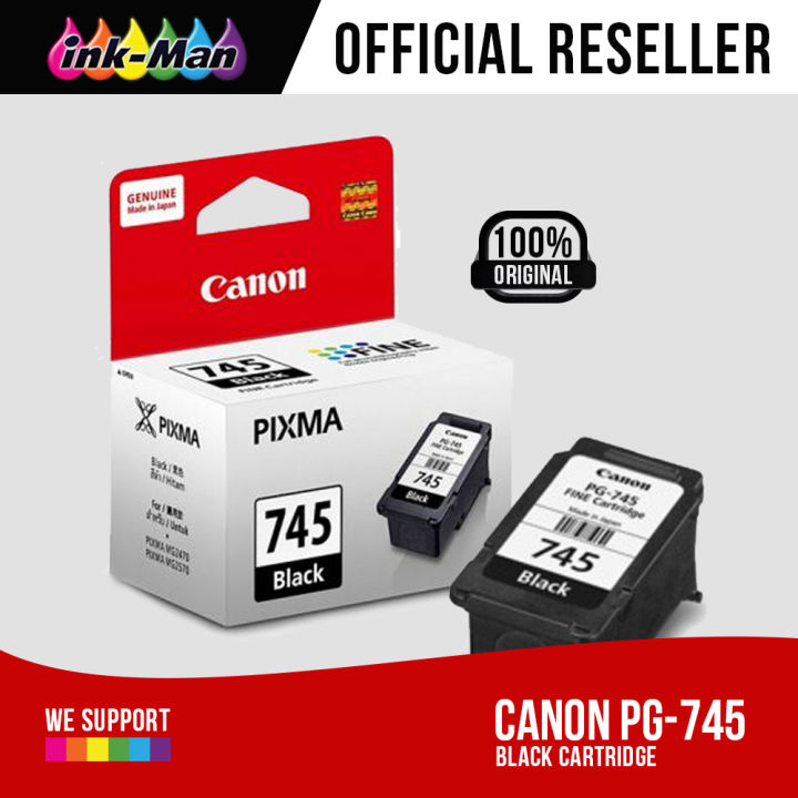 CANON PG-745 BLACK ORIGINAL CARTRIDGE | Lazada PH