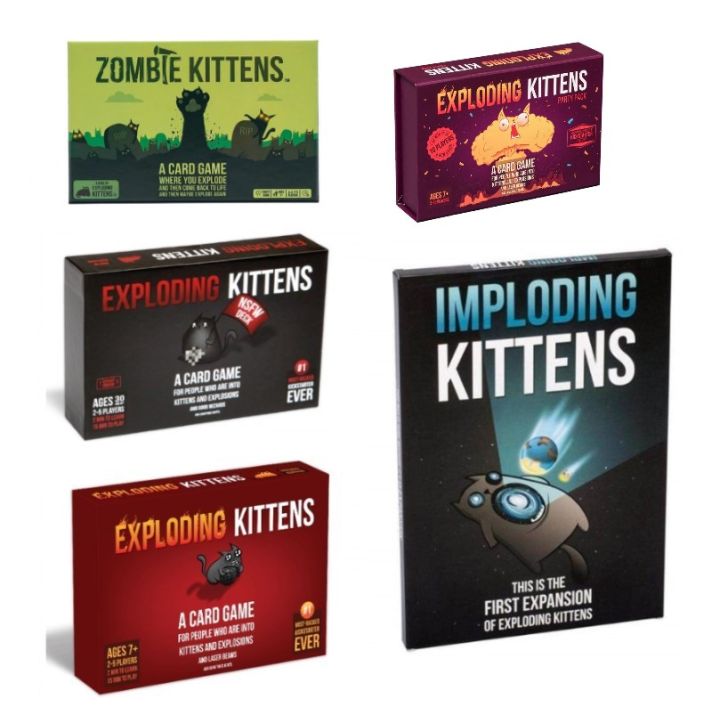 Exploding Kittens Exploding Kittens Card Gme Exploding Kittens Board ...