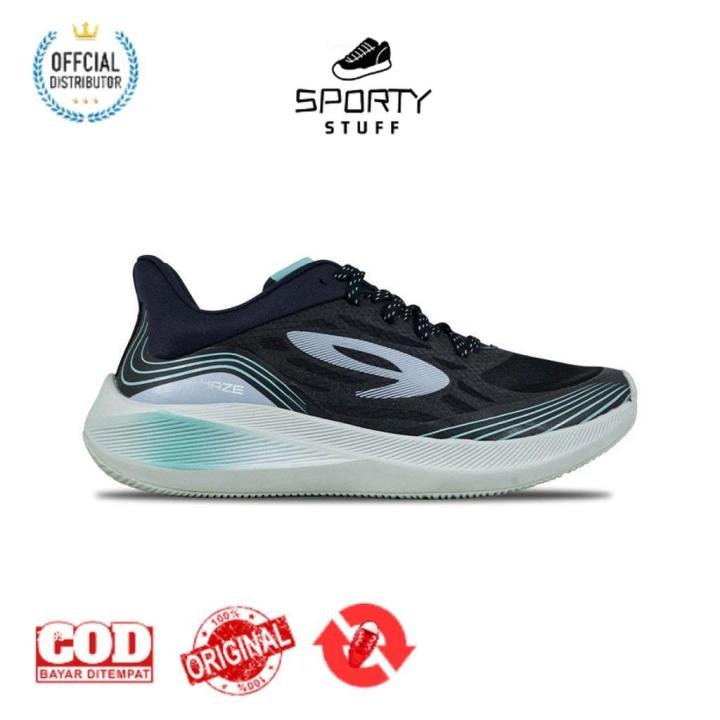 910 Nineten Haze Vision 1.0 Sepatu Lari - Biru tua/Abu/Hijau | Lazada ...