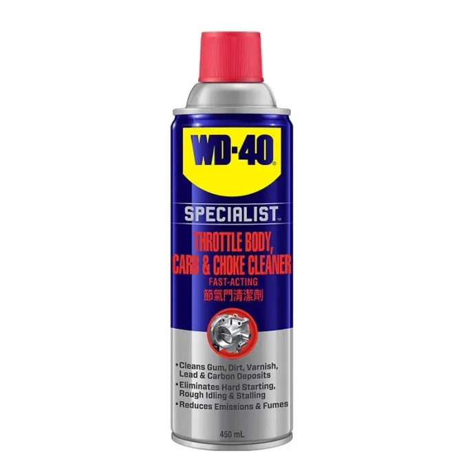 WD-40 Specialist Automotive Carburator Cleaner 450ml Throttle Body ...