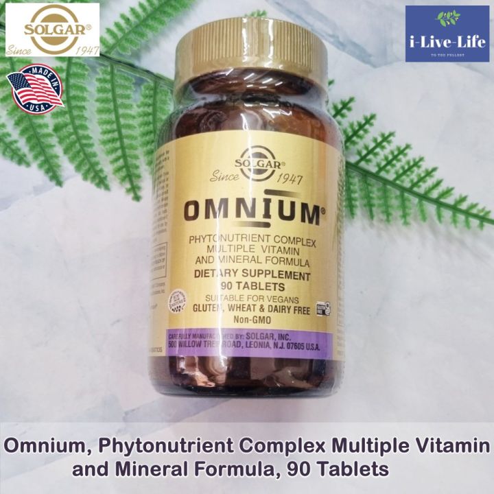วิตามิน และแร่ธาตุรวม Omnium Phytonutrient Complex Multiple Vitamin and ...