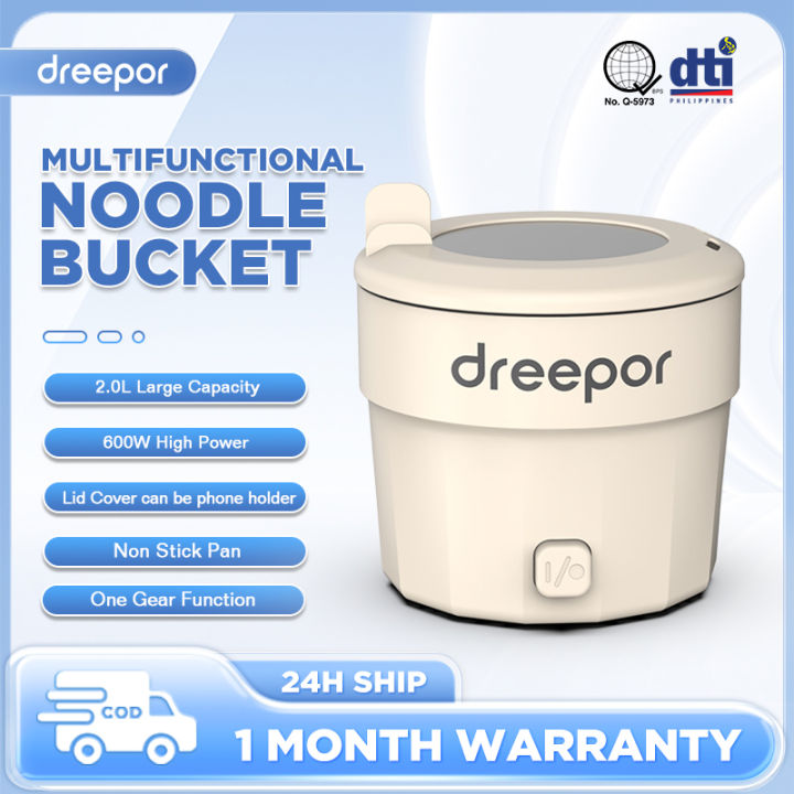 Dreepor2L Electric Cooker Mini Rice Cooker Small Multi Cooker Electric ...