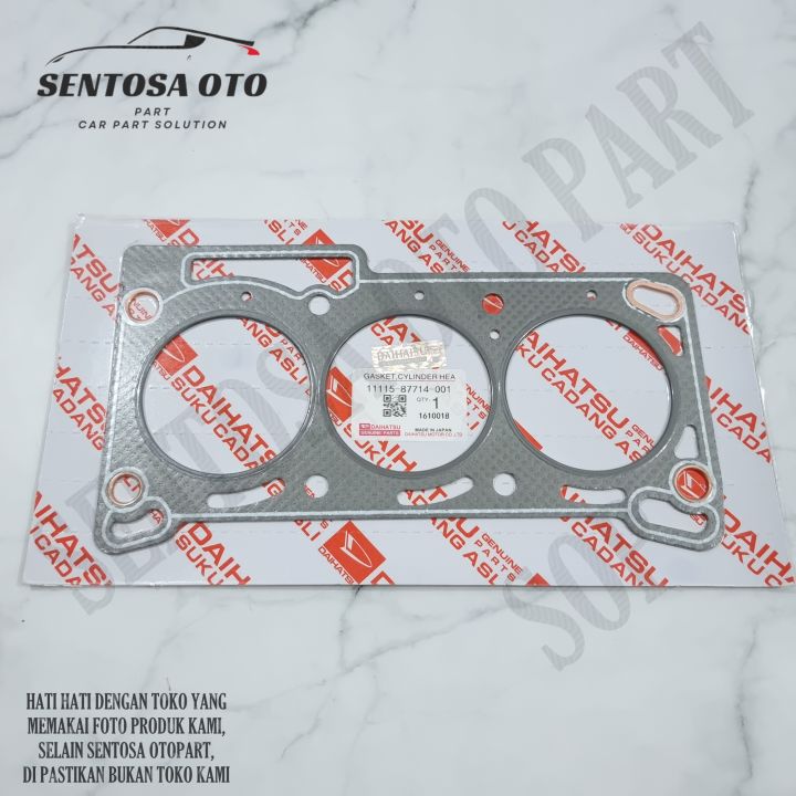 Packing Cylinder Head Paking Only Hijet S75 Zebra Espass S88 P/N 11115 ...