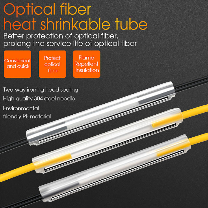 ไฟเบอร์ออปติกปลอกแขนป้องกันความร้อนหดหลอดเดียวเข็มเหล็กความร้อนTube60mm | Lazada.co.th