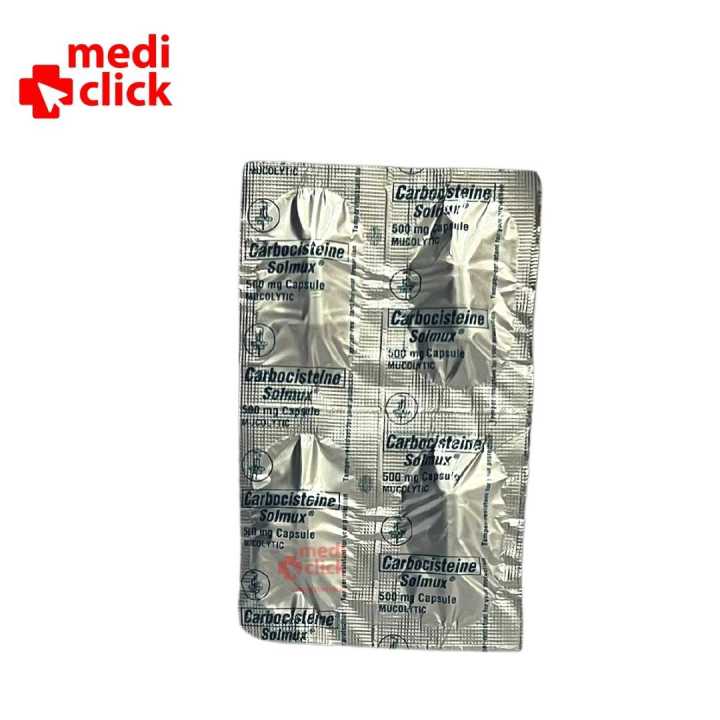 Solmux 500mg - 10 CAPSULES | Lazada PH