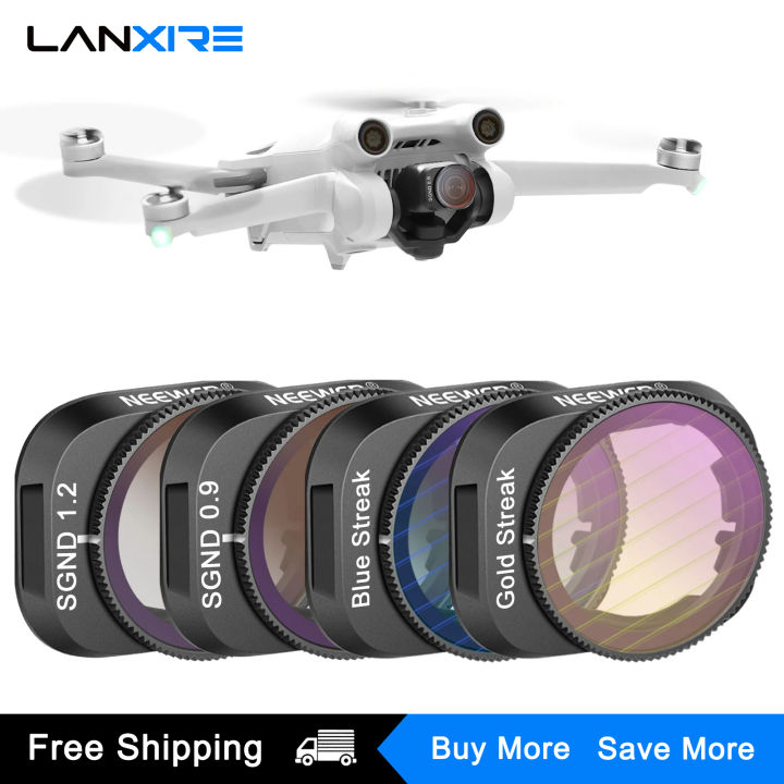 Neewer ND and Effect Filter Set for DJI Mini 3/Mini 3 Pro, GND0.9 GND1 ...