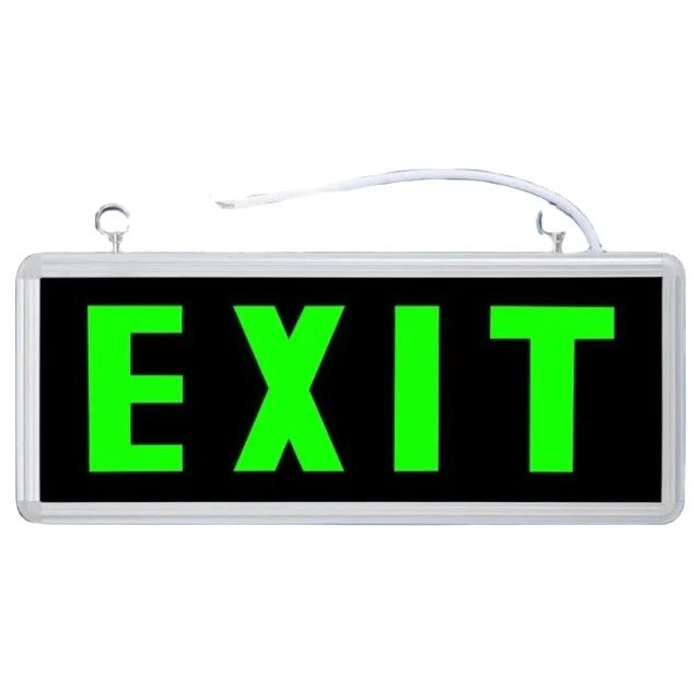 Led Exit Sign | Fire Exit Sign Green Board Led Sign Signage Emergency ...