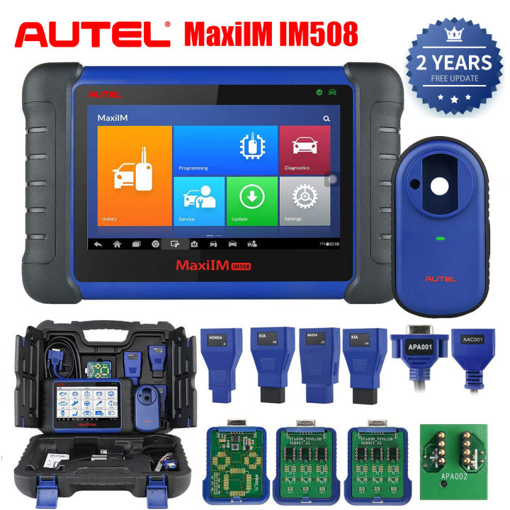 Autel MaxiIM IM508 7 Inch Professional Key FOB Programming Tool with XP200 Programmer,Full ...