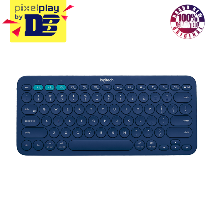 Logitech K380 Multi-Device Bluetooth Keyboard (Blue) | Lazada PH