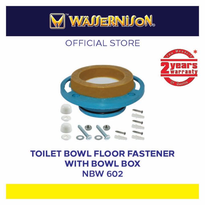 Wassernison Toilet Bowl Floor Fastener with Bowl Box | Lazada PH