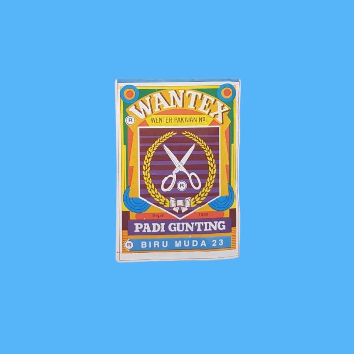 Wantex PADI GUNTING Biru Muda Wenter Pewarna Pakaian Warna Permanen ...