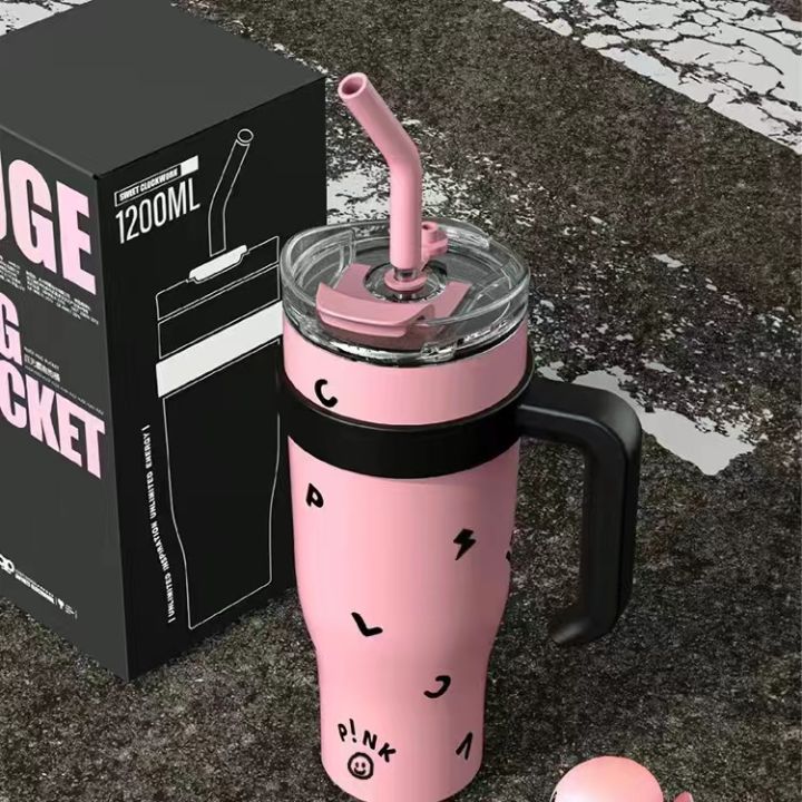 Blackpink X Starbucks Tumbler Cup 1200ml Coffee Mug Tea Cup Ceramic Cup ...