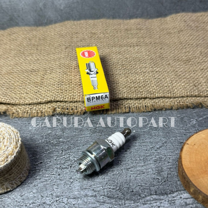 Busi senso mesin potong rumput 2T mini tiller NGK BMP6A | Lazada Indonesia