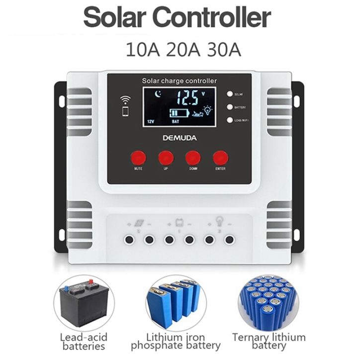 Solar Charge Controller App Real-Time Data Monitoring LED Display ...