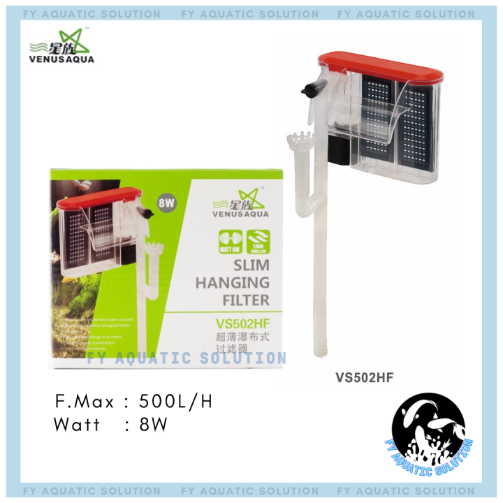 VENUS AQUA Aquarium Slim Hanging Filter (VS502HF) | Penapis Akuarium ...