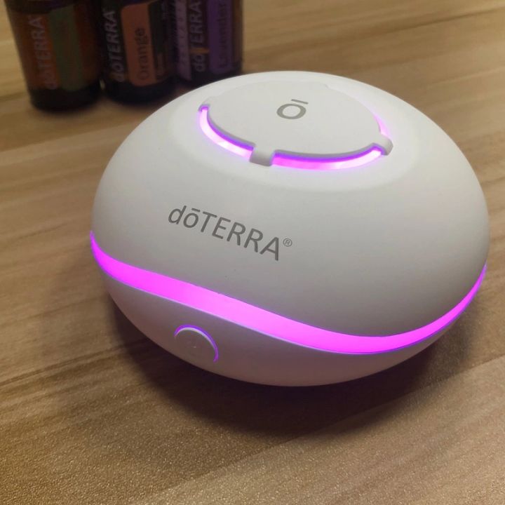 Aromatherapy Portable waterless Diffuser with 7 colourful Led light ...