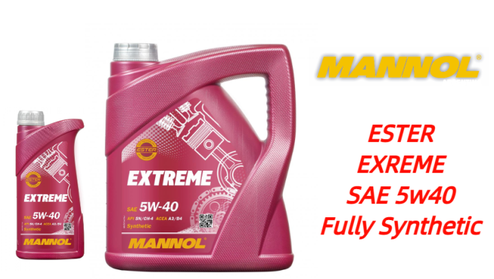 MANNOL 7915 EXTREME 5w40 Fully Synthetic Engine Oil 4L (MADE IN GERMANY ...