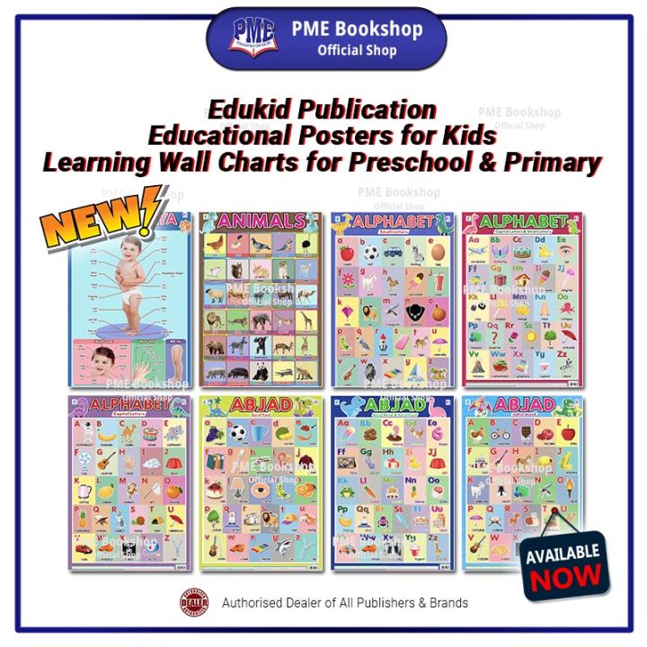 【PME Bookshop】 Edukid Publication: Educational Posters for Kids ...