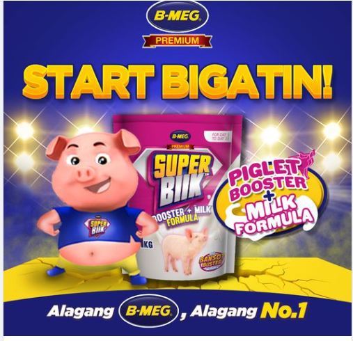 B-meg Super Biik Booster+Milk Formula 1kg for PIGLETS Booster Milk ...