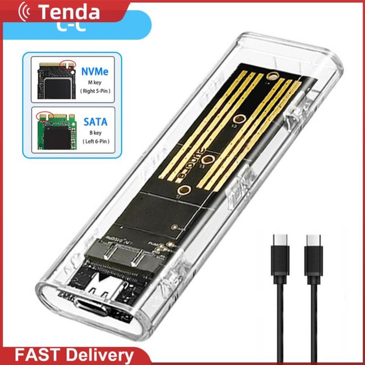 M.2 NVME NGFF External SSD Case USB Type C SSD Box 10Gbps PCIe Solid ...
