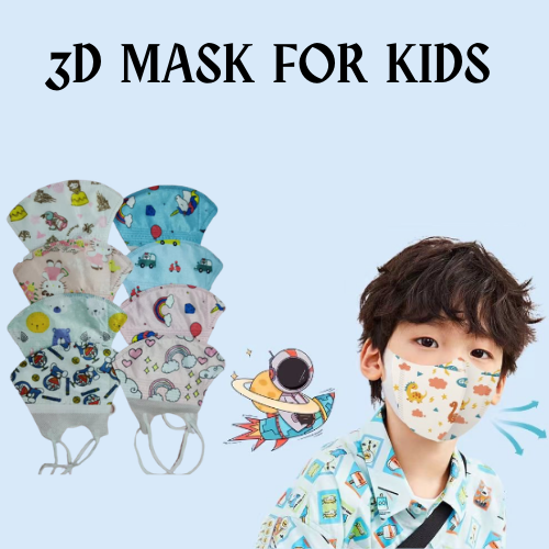 NL 10pcs 3D Kids Facemask 3ply Disposable Protective Mask | Lazada PH