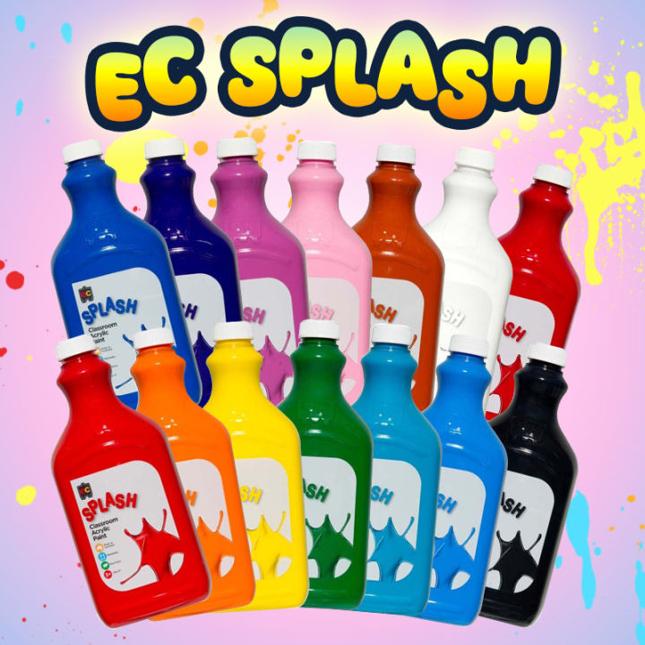 🇸🇬📦🚚 EC Splash Acrylic Paint 2L | Non-toxic | Preschool | Art Craft ...