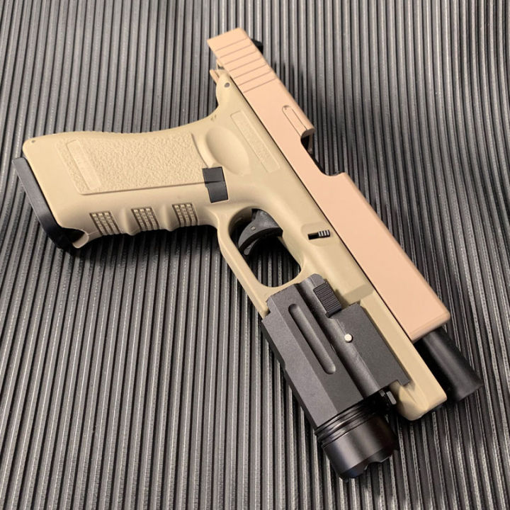 Metal Glock G17 hand-pulled toy soft gun g18 simulation detachable ...