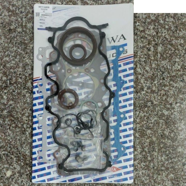 ปะเก็นชุดใหญ่ Toyota 2C oshikawa gasket 押川製ガスケット工場、タイ製 04111-64050 ...