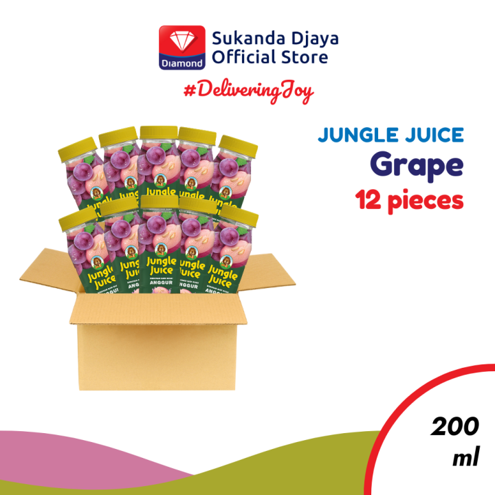 Jungle Juice Minuman Jus Buah Grape 200 Ml | Lazada Indonesia