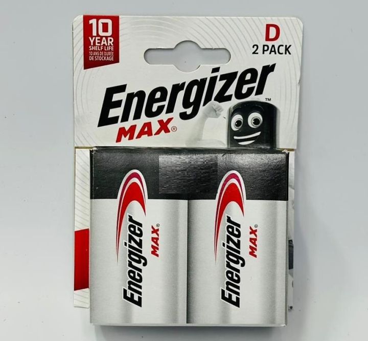 Baterai Energizer Max size D Battery type D 1,5V alkaline Max ISI2 ORI ...