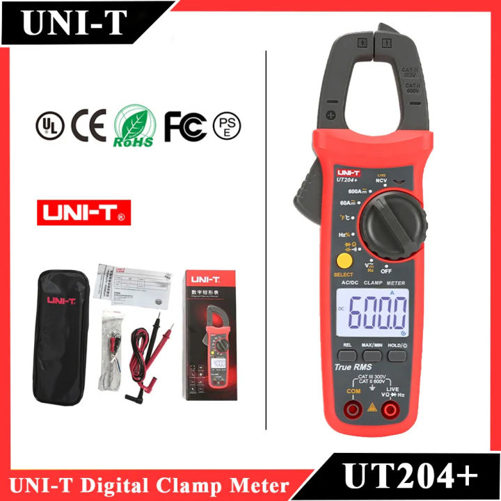 【Hot Sale】UNI-T UT204+ T-RMS NCV Multifunction Digital Clamp Meter ...