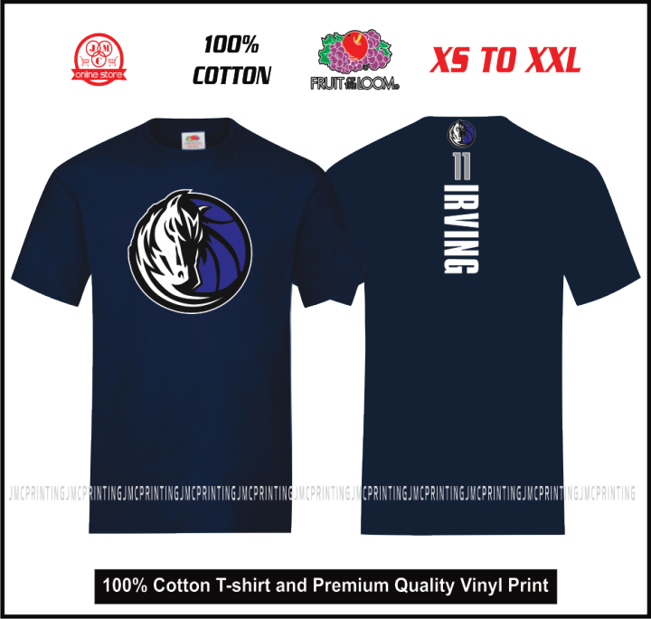 Fruit of the Loom 100% Cotton Kyrie-Irving #11 Dallas-Mavericks DTF ...