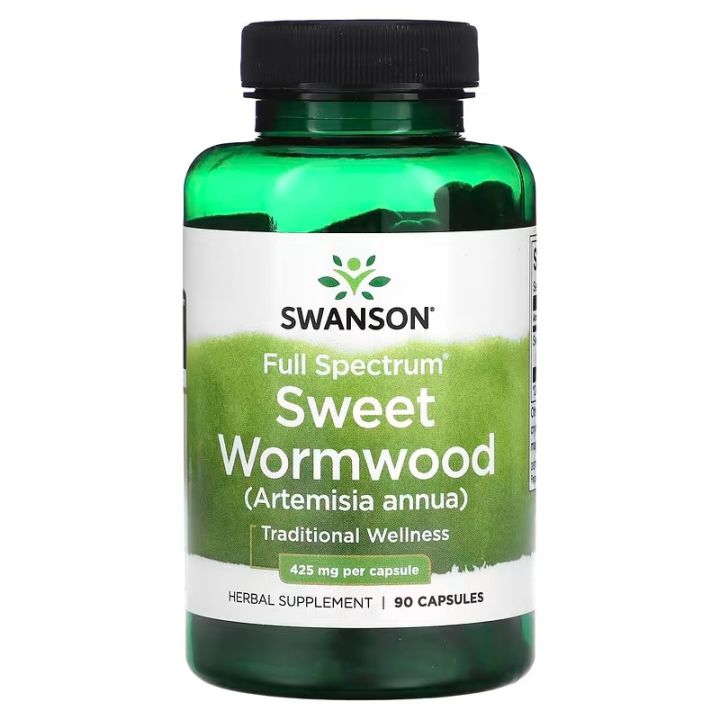Full Spectrum Sweet Wormwood, 425 mg, 90 Capsules, Parasite Cleanse ...