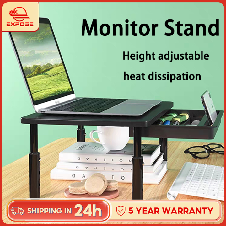Laptop Monitor Stand Height Adjustable Desktop Rack Bearing Weight 20KG ...