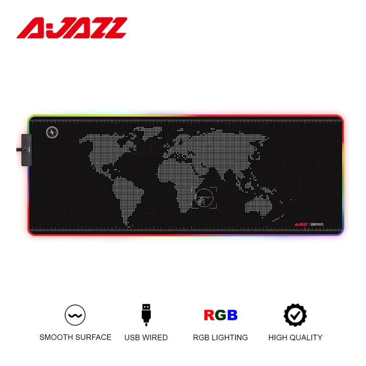 Ajazz AJPads Ultra Large USB RGB Backlit Soft Rubber Mouse Pad ...