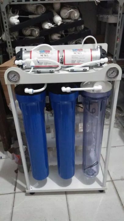 Mesin RO 1000 gpd Filter air minum Reverse Osmosis 1000gpd pureline ...