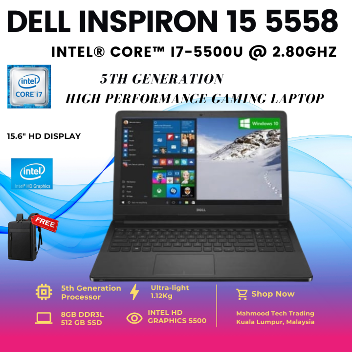 Real and effective LAPTOP DELL INSPIRON 15 5558, 5537, 5737 i7, UP TO ...